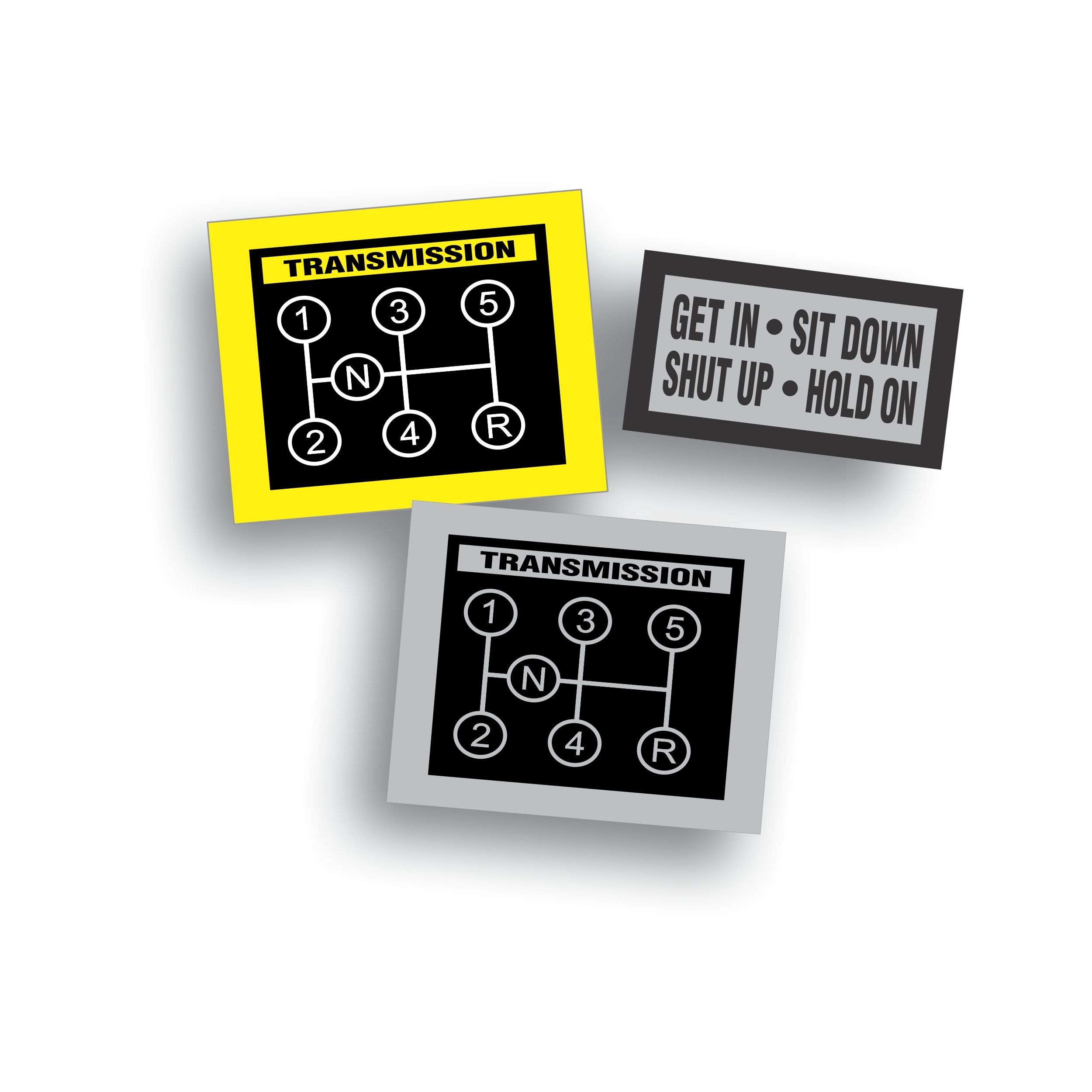 solargraphicsUSA.com - Jeep Shift Pattern Decals